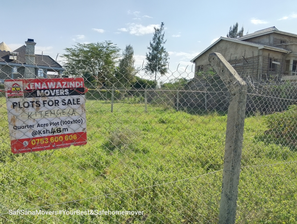 Quarter Plot For Sale Kitengela(100x100) 4.8M - Kenawazindi Homes & Movers